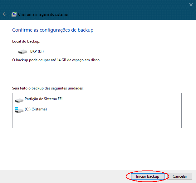 Como criar uma imagem de backup completa do Windows 10